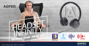 Das kommt aus Bielefeld | Mit dem neuen Headset Infinity ergänzt AGFEO sein Produktportfolio